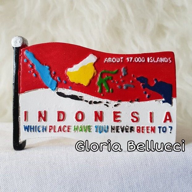 Fridge Magnet Indonesia, Jakarta Landmark Icon Monas Monument 3D Model ...