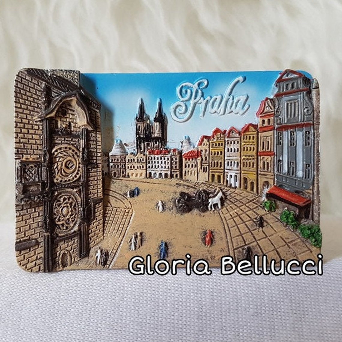 Fridge Magnet Czech Republic, Romania, Prague, Praha Landmark Icon 3D ...