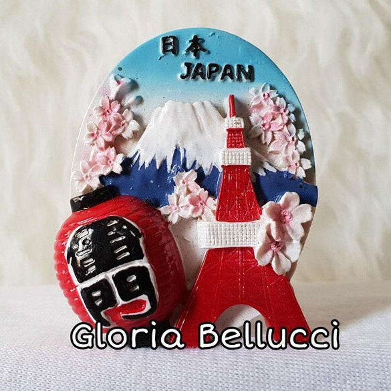 Fridge Magnet Japan, Kyoto, Hokkaido, Osaka Landmark Icon Tower, Temple ...