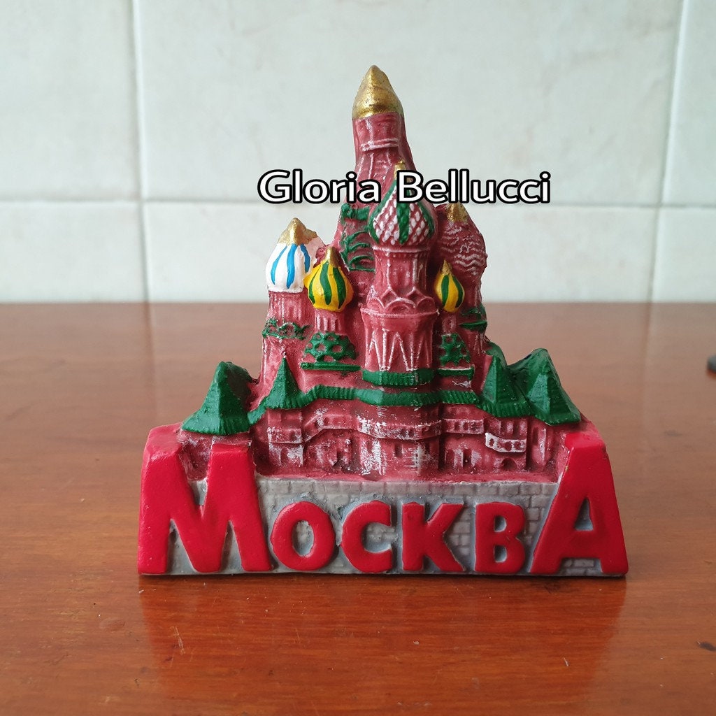 Fridge Magnet Russia, Moscow, Mockba Landmark Icon 3D Model for Travel ...