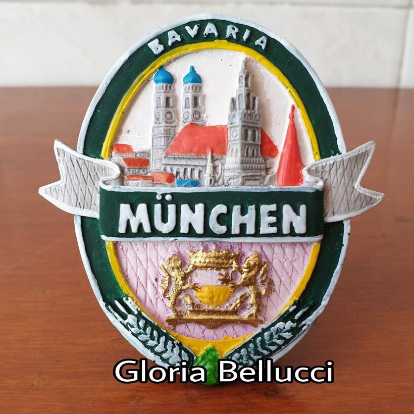 Fridge Magnet Germany, Munchen/munich, Hamburg Landmark Icon Castle ...