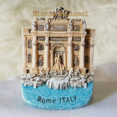 Fridge Magnet Italy, Rome, Florence, Kotor Landmark Icon Pisa Tower 3D ...
