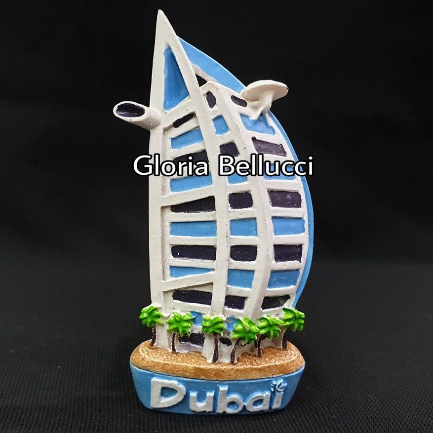 Fridge Magnet Dubai, Bahrain Landmark Icon Burj Khalifa, Burj Al Arab ...