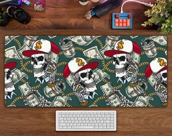 Skeleton Desktop Mat - Etsy