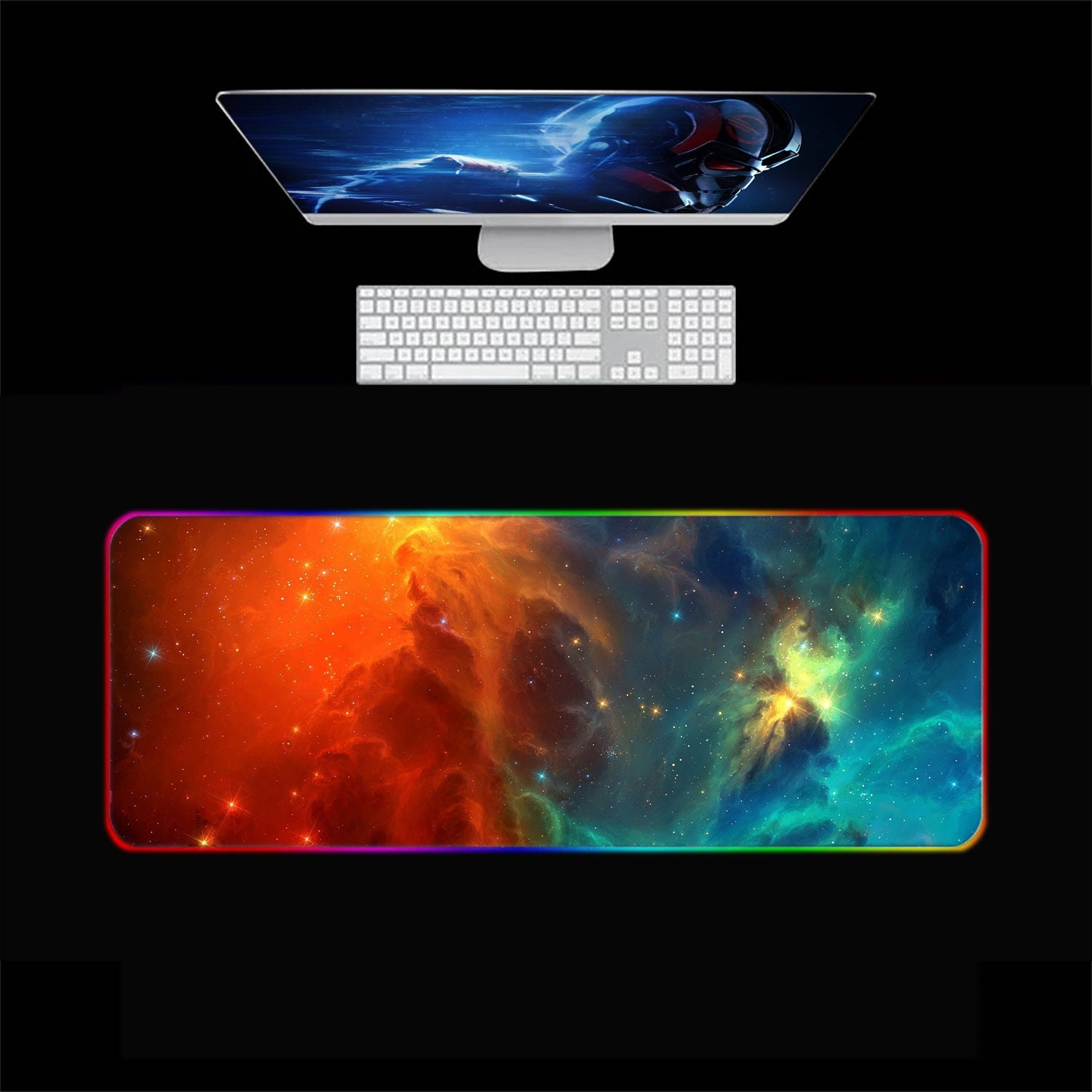 Nebula LED RGB mouse pads sold by Sigfrido Practical Guatemala | SKU ...