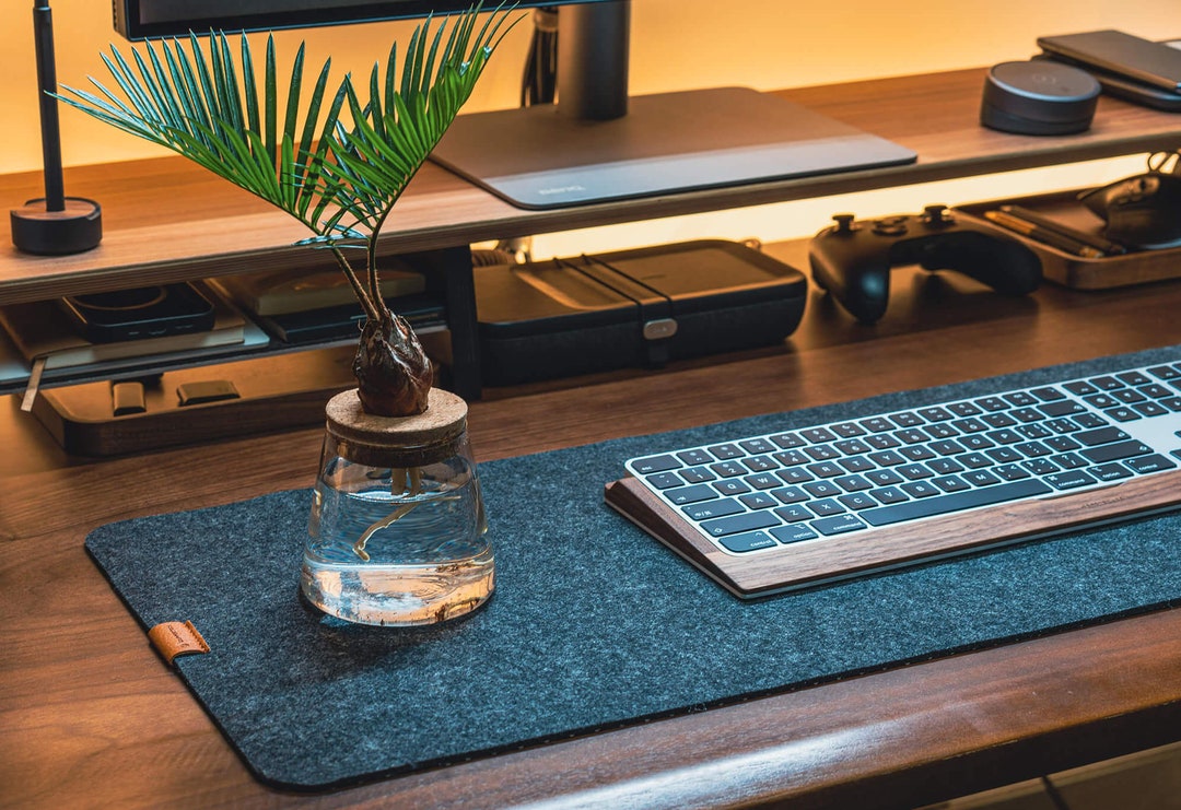Felt Wool Desk Mat Large,wool Desk Pad,keyboard Laptop Computer Office ...