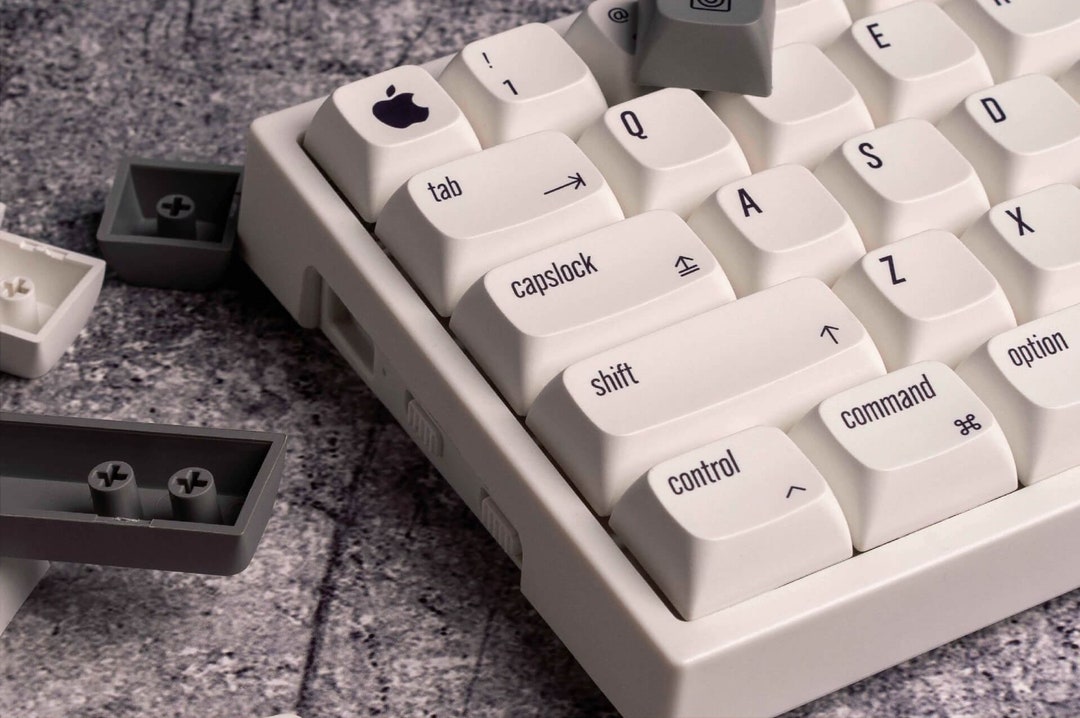 127pcs Apple Minimalist Keycap Set, XDA Profile,artisan Keycaps for ...