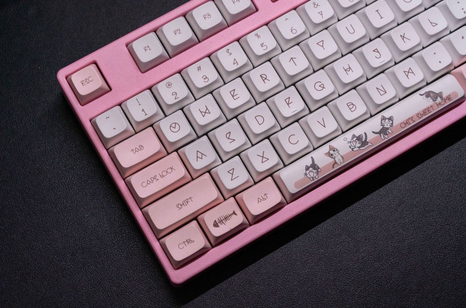 137pcs Cute Kitty Keycap Setxda Profileartisan Keycaps for - Etsy
