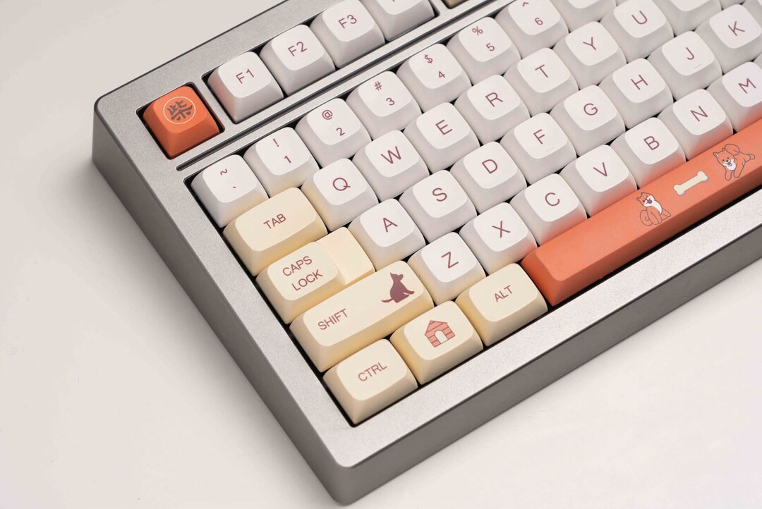 139pcs Cute Shiba Lnu Keycap Set, XDA Profile, Artisan Keycaps for ...