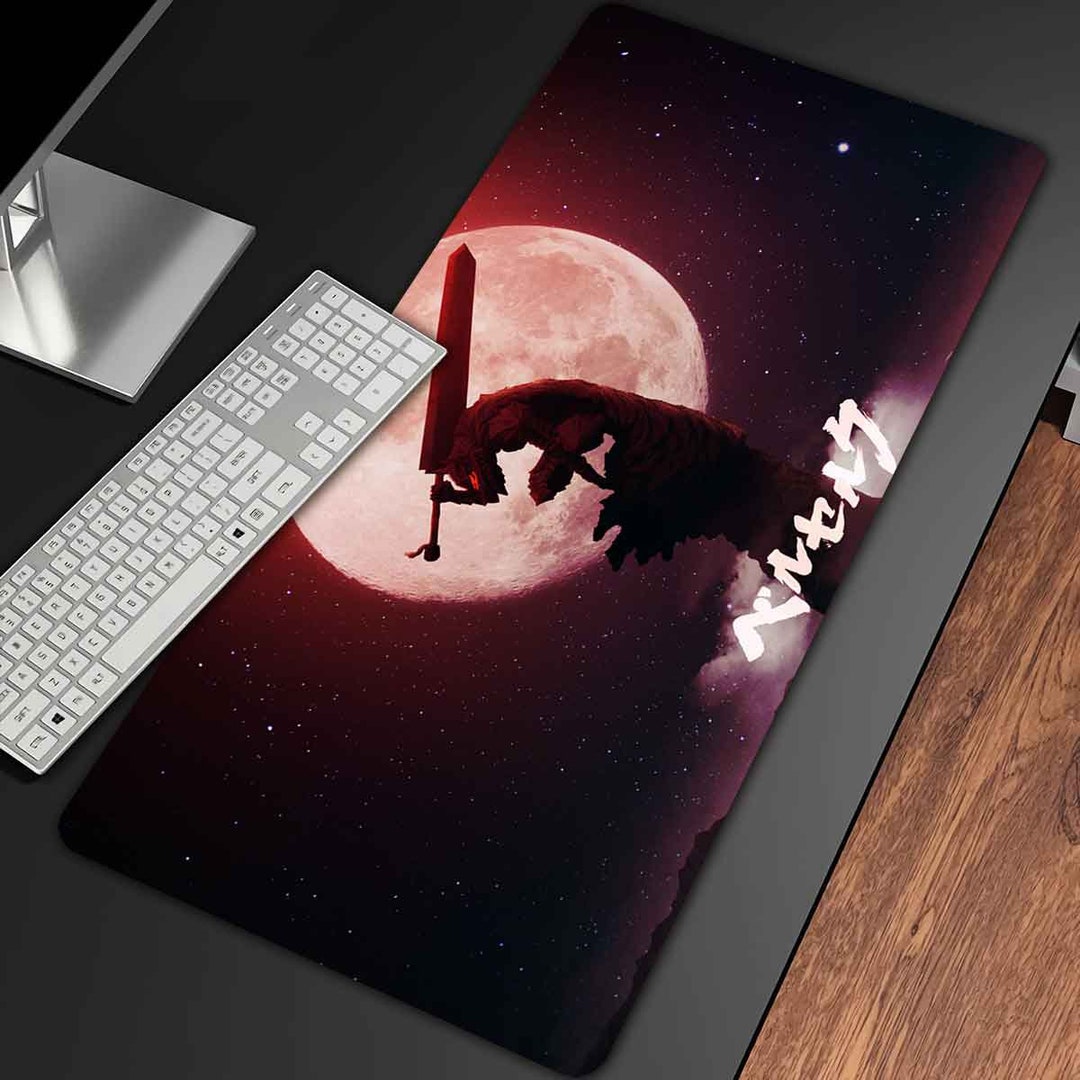 Bersek Anime Gaming Desk Pad2 Patterns, Werewolf Long Mouse Pad,desk ...