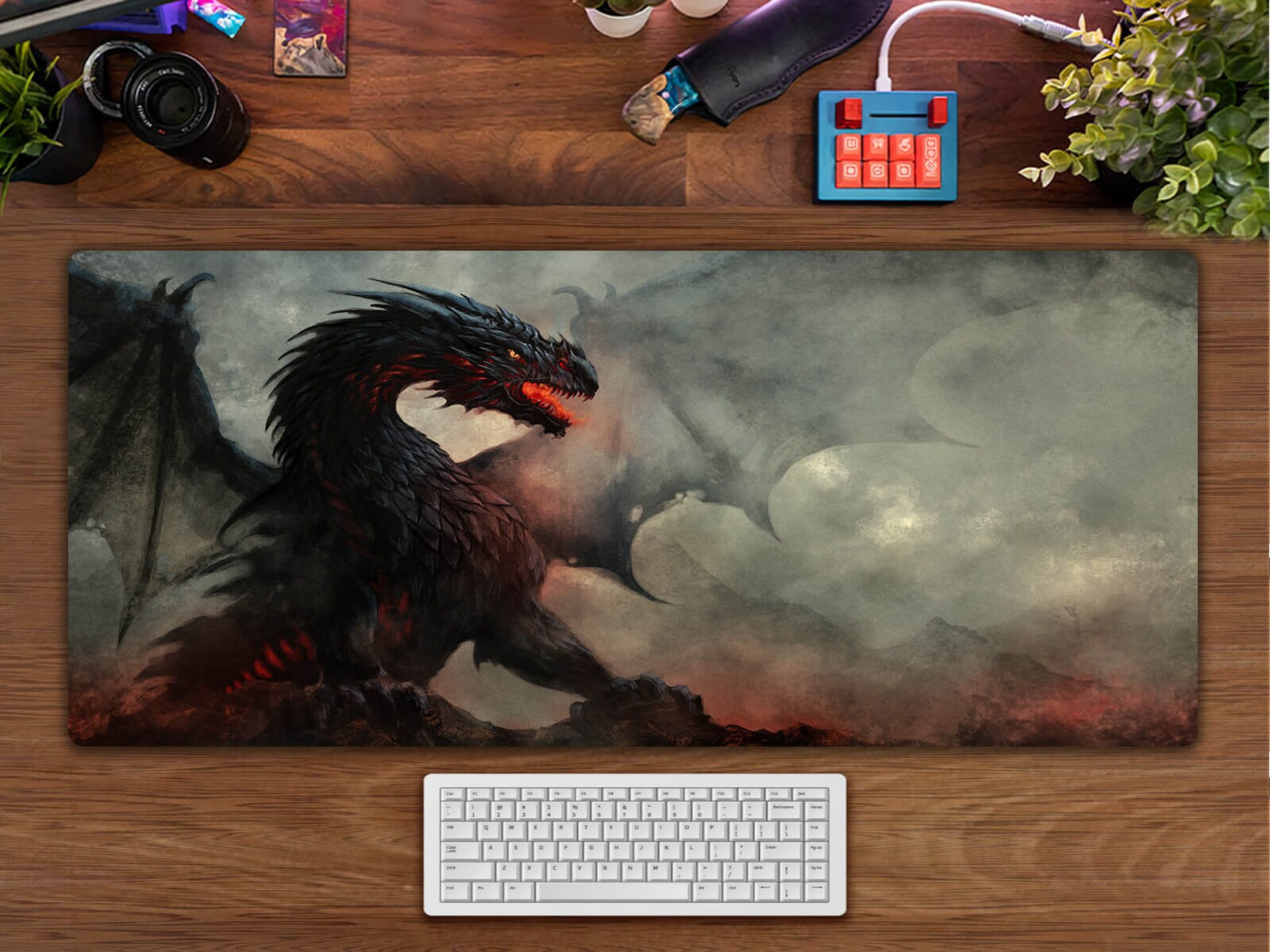 Dragon Anime Desk Pad3 Patterns Hiryu Gaming Mouse Pad XXL - Etsy
