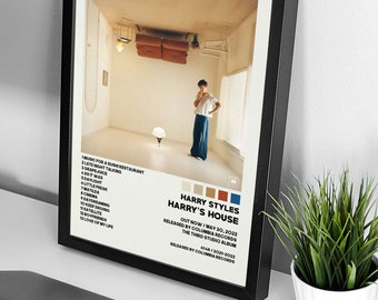 Harrys House Tracklist Poster - Etsy