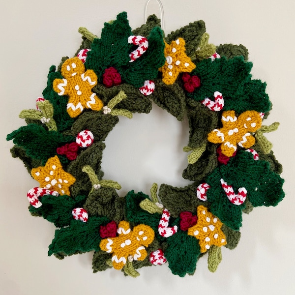 Gingerbread Wreath - Etsy UK