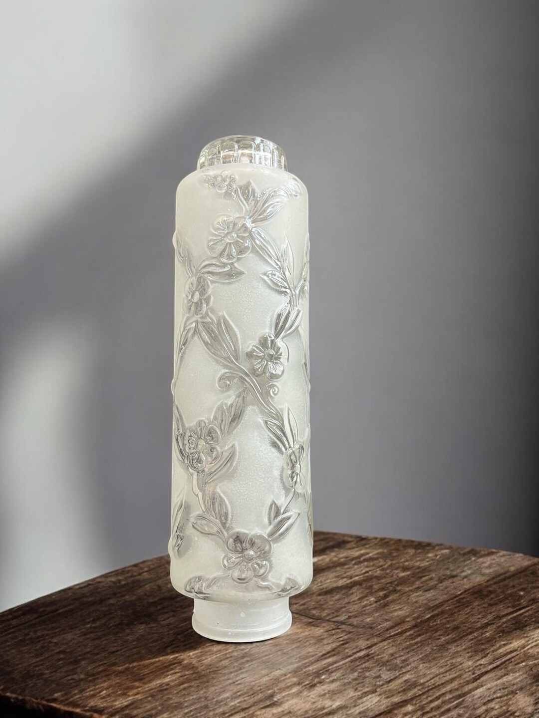 Vintage Glass Torpedo Lamp Shade - Etsy