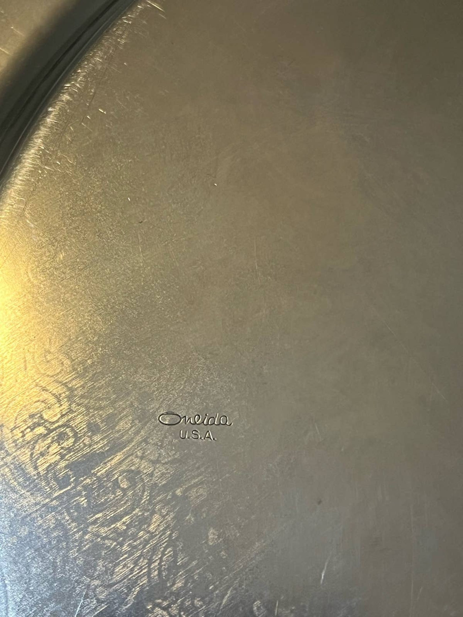 Vintage Oneida Silver Tray - Etsy