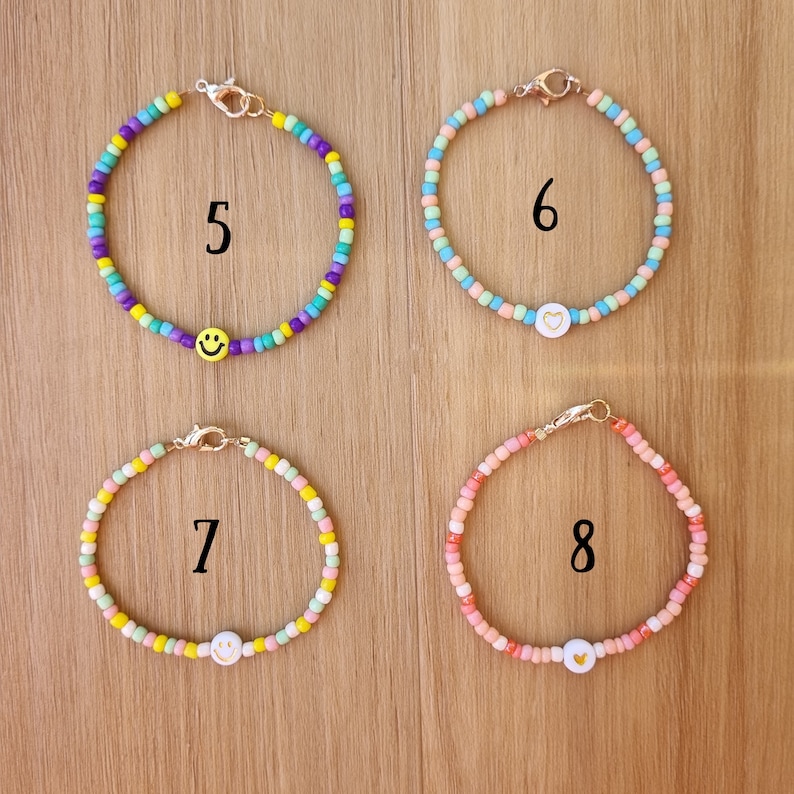 Cute Seed Bead Friendship Bracelets With Mystery Symbol Bead - Etsy
