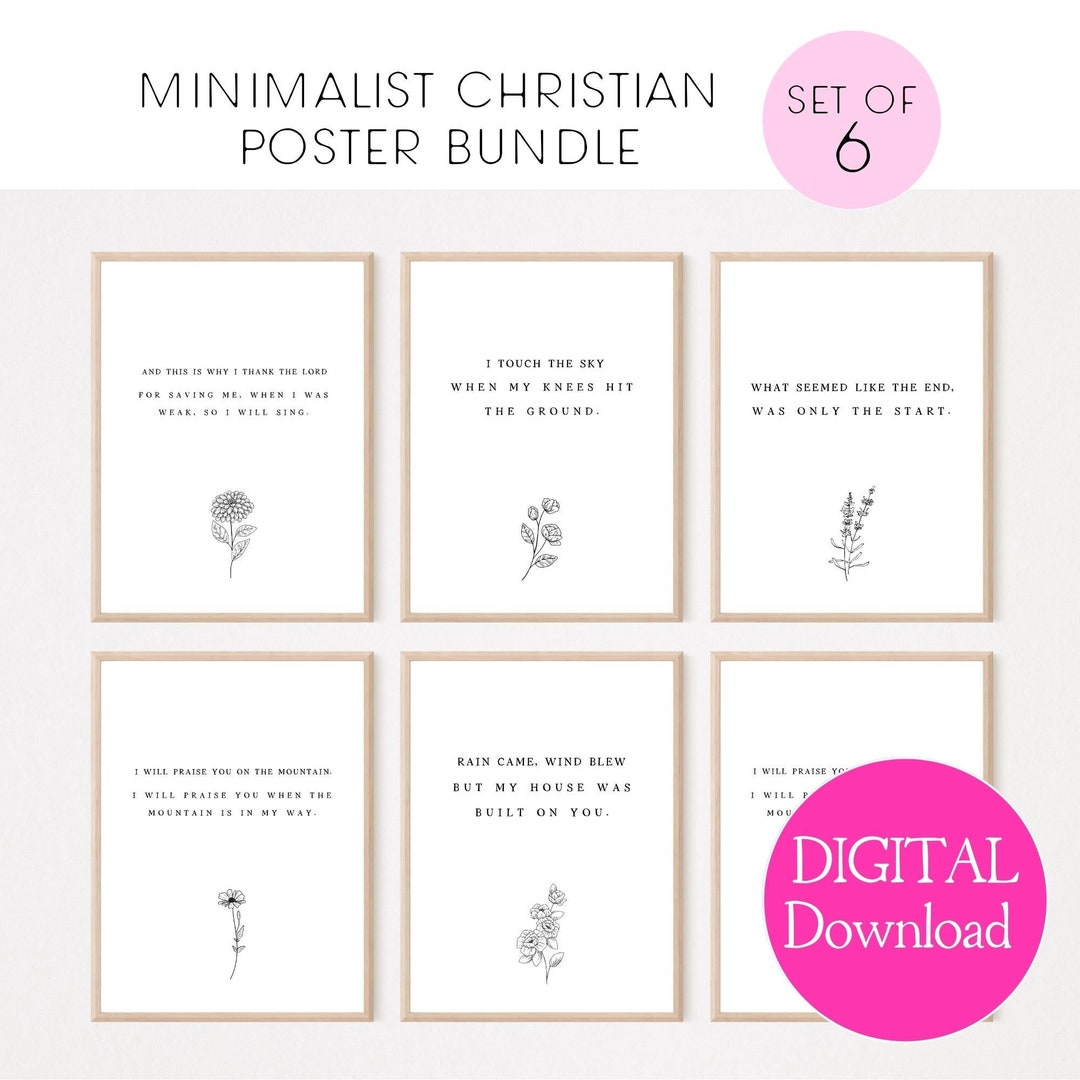 Christian Posterschristian Music Posterchristian Wall Art - Etsy
