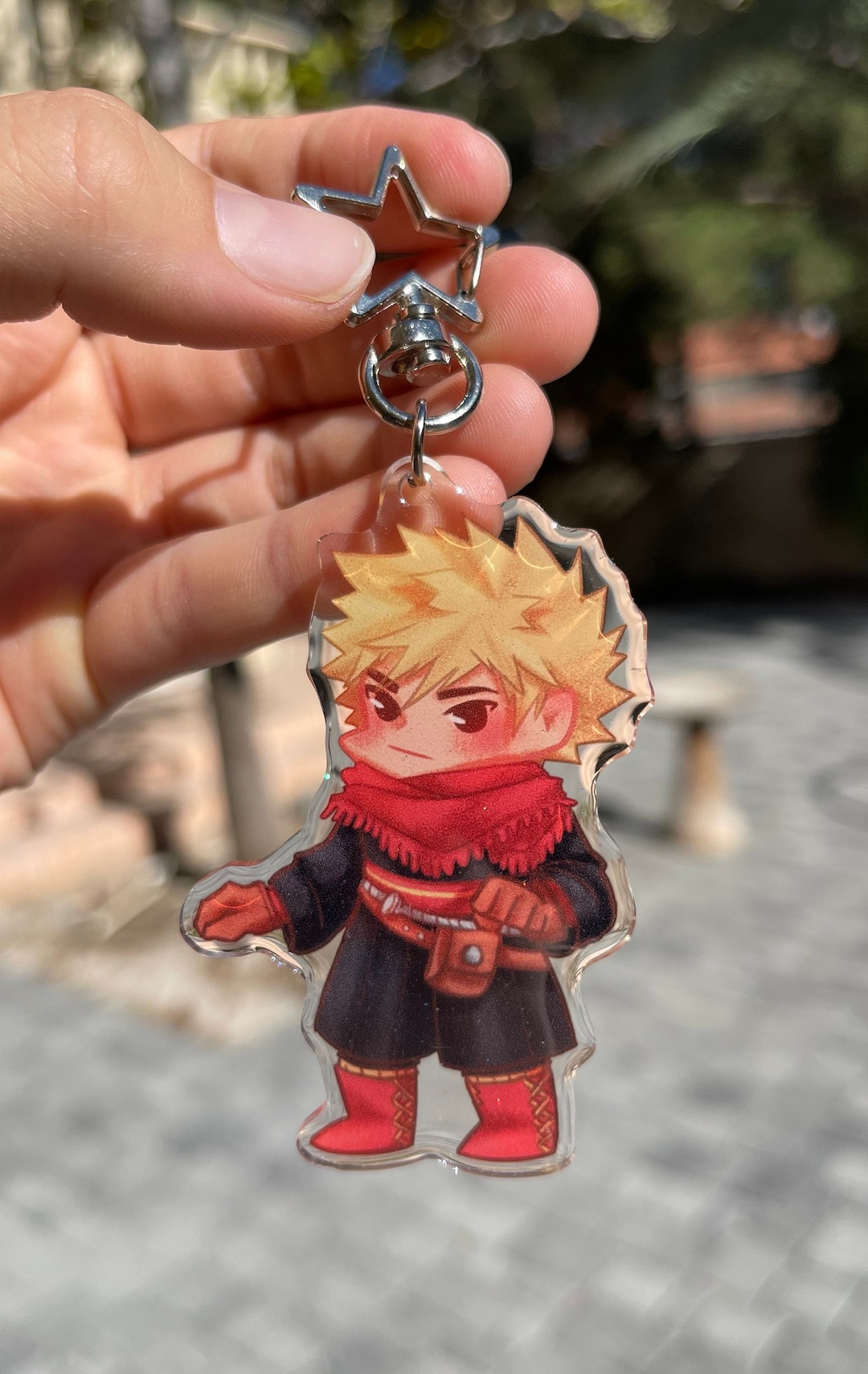 Bakugou Katsuki Winter AU Keychain - Etsy