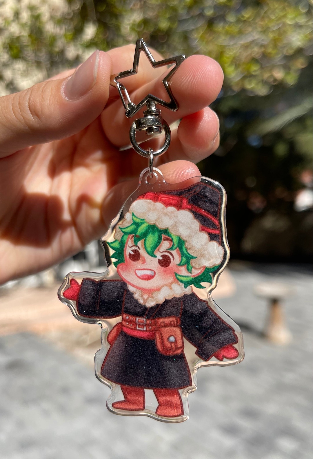 Midoriya Izuku Deku Winter AU Keychain - Etsy