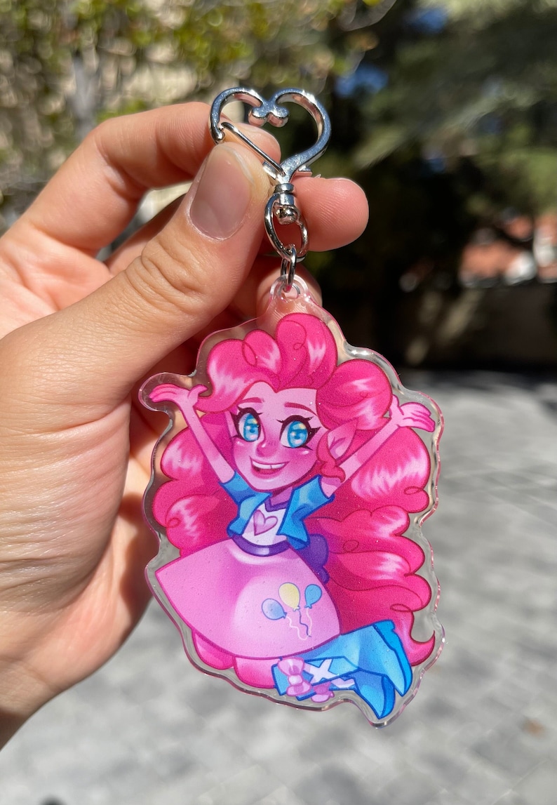 Pinkie Pie My Little Pony Keychain - Etsy