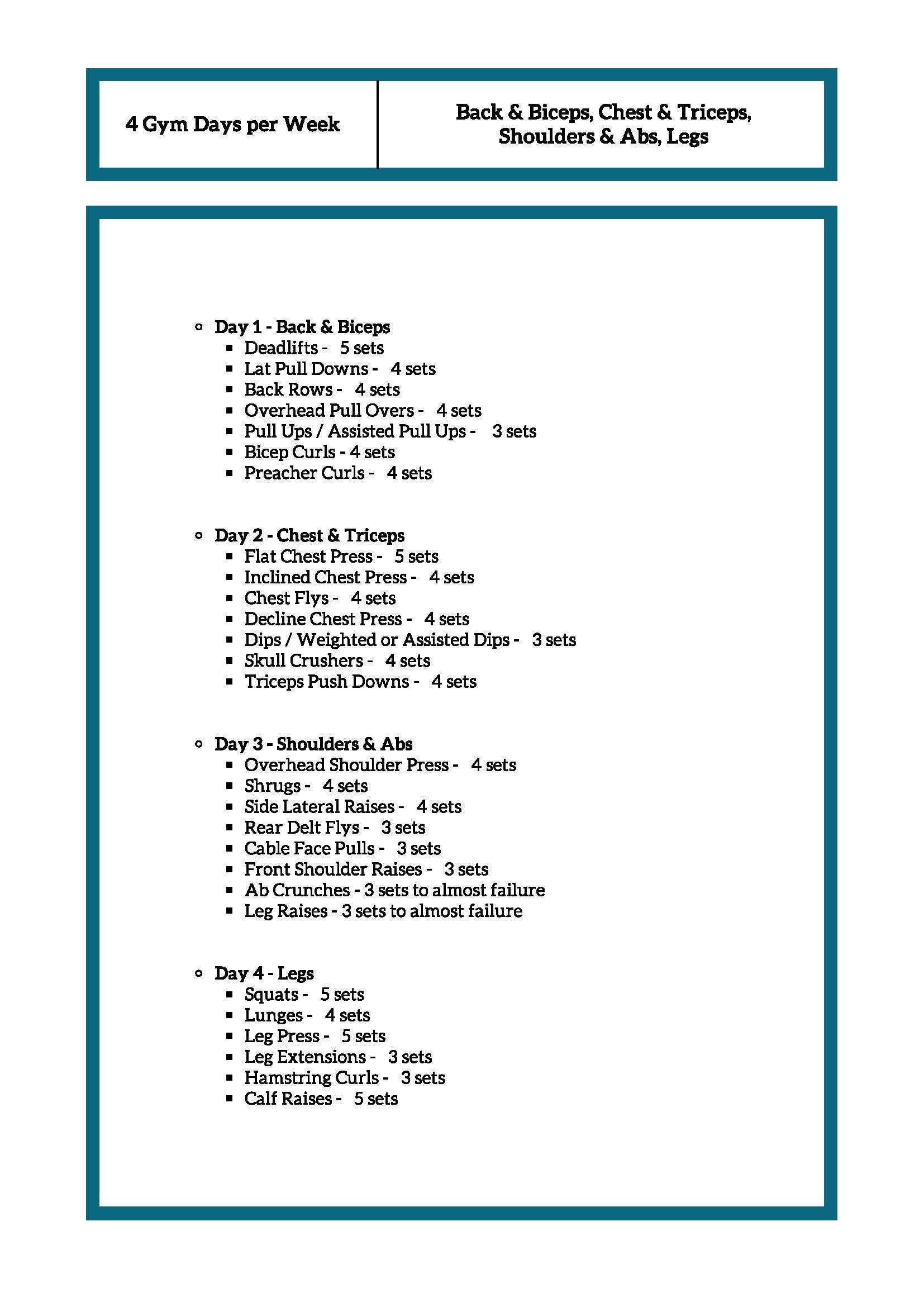 My Training Tracker | Digital Downloadable 12 Week Gym Tracker With ...