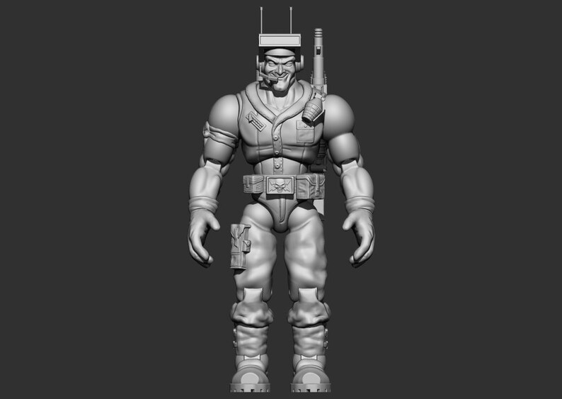 Small Soldiers Replica Commando Elite Chip Hazard Link Static Butch ...