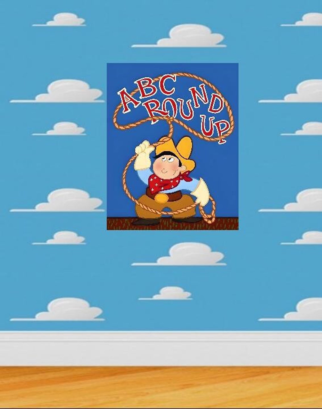 Toy Story ABC Roundup Poster | Andy's Room | Toy Story | ABC Roundup ...