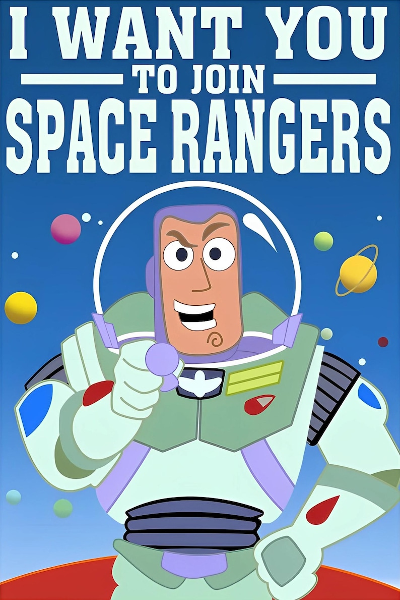 Toy Story Space Rangers A3 Poster - Etsy