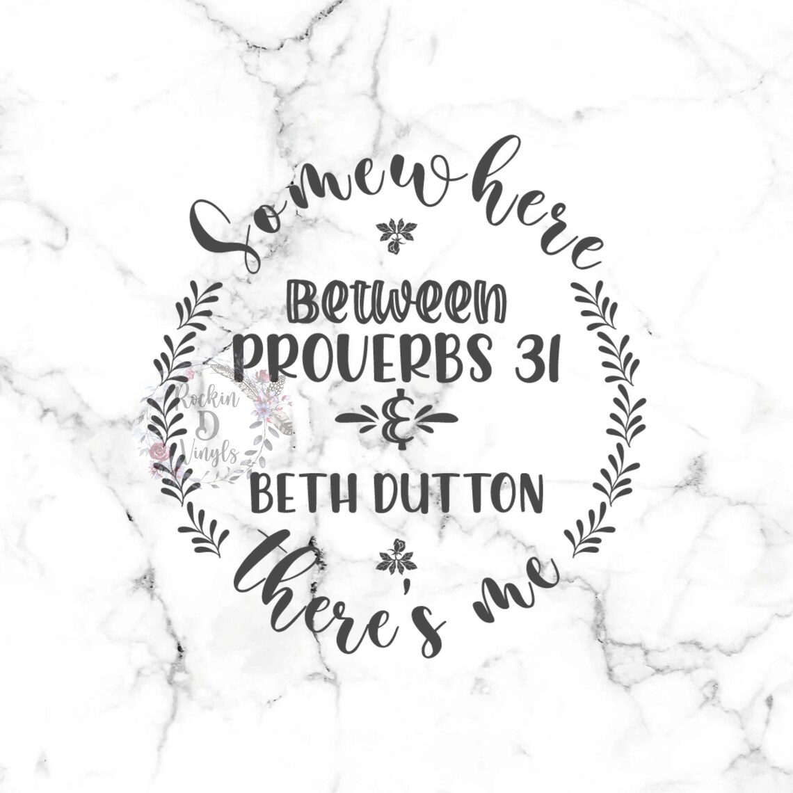 Beth Dutton and Proverbs Yellowstone Decal - Etsy