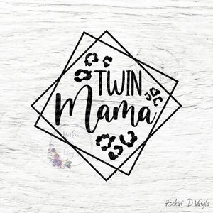 Boy Mama | Girl Mama | Twin Mama | Leopard | Mom | Mom Life | Vinyl Car ...