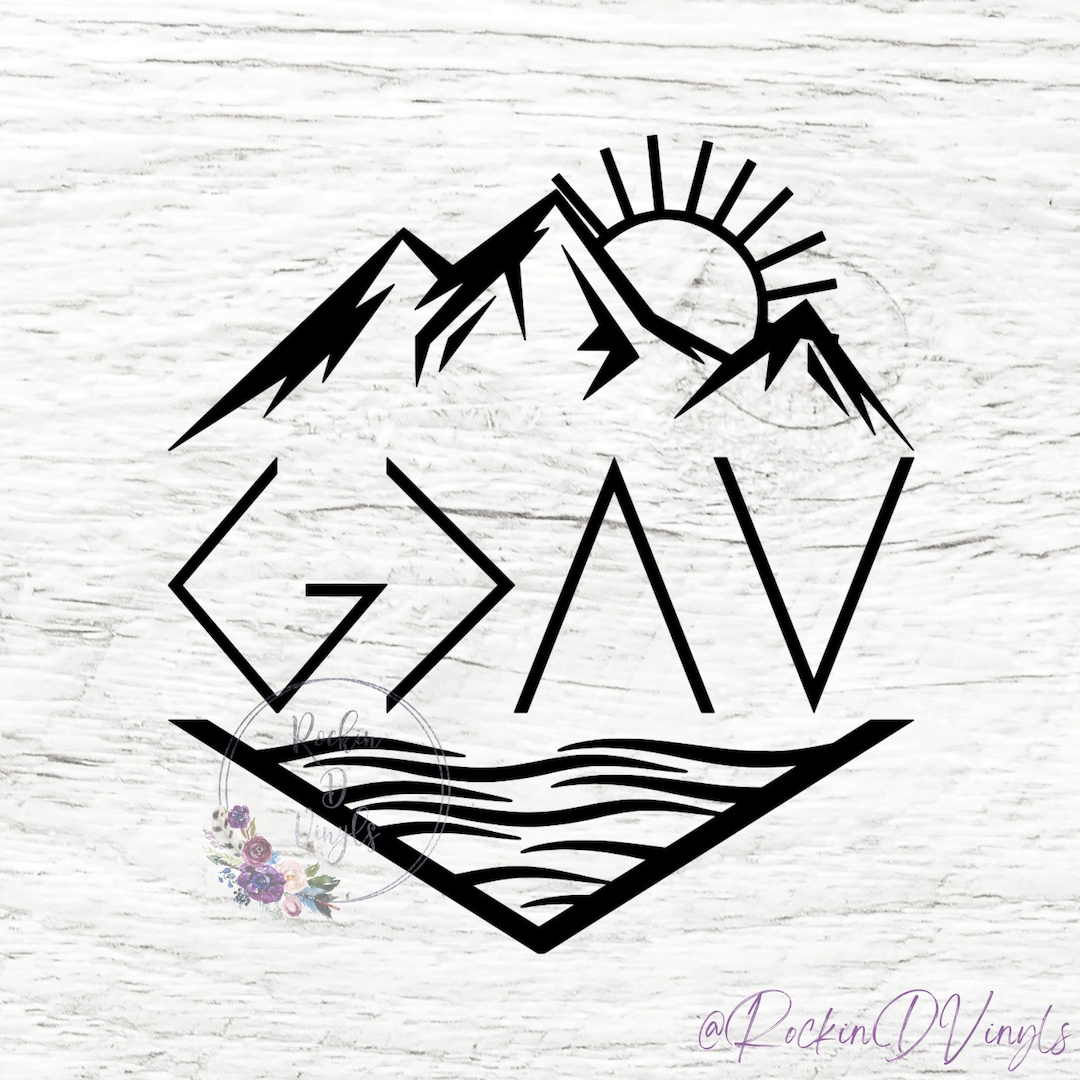 God is Greater Than the Highs and Lows Decal | Christian Decal | Vinyl ...