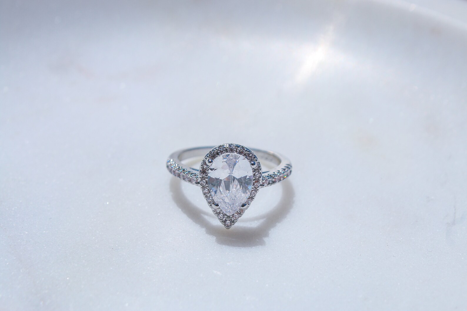 Pear Shape Engagement Ring Promise Ring Anniversary Ring - Etsy