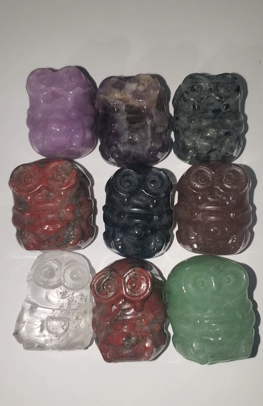 Small Minion Crystal Carving 1pc, Minions ,crystal Gemstones - Etsy