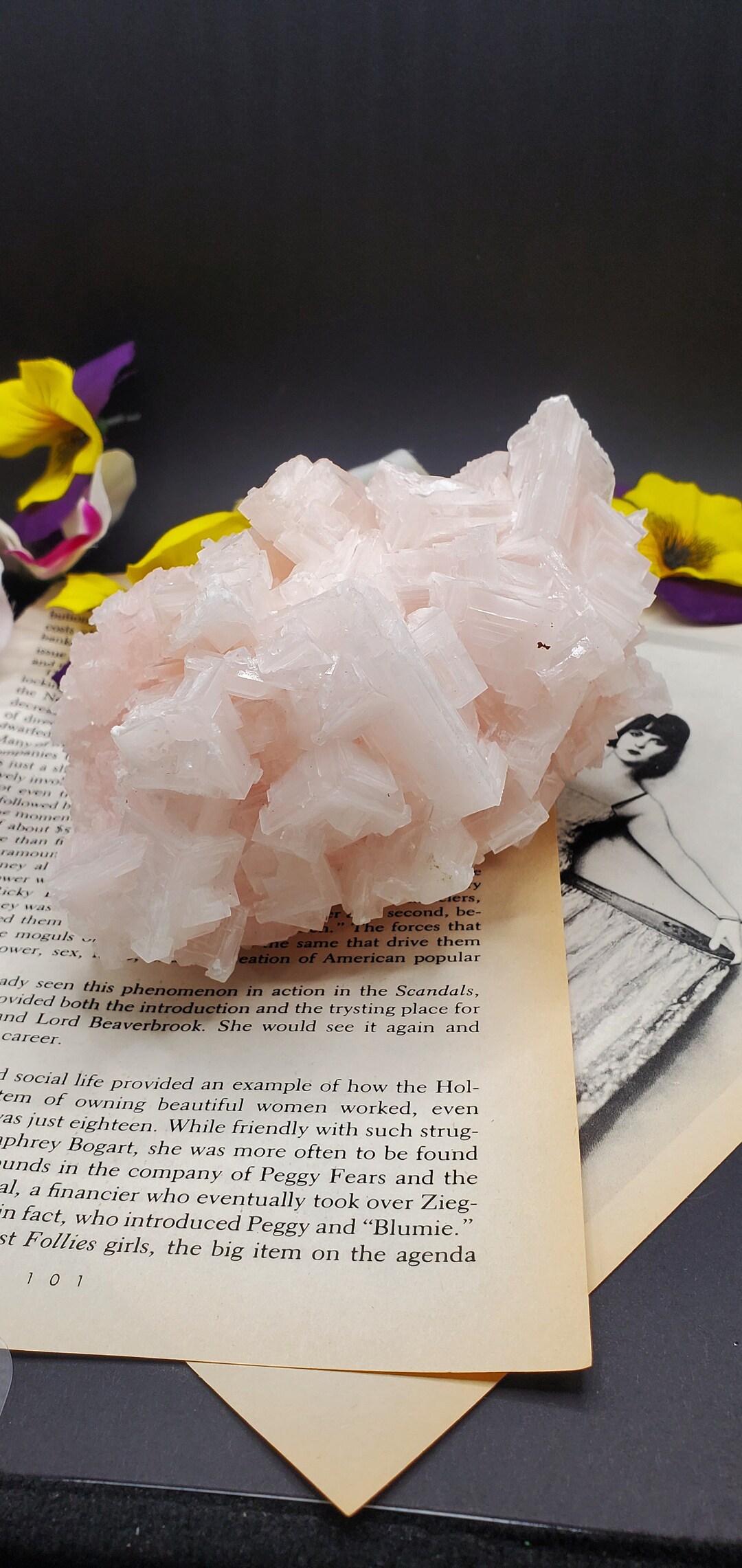 Large Gorgeous Pink Halite Crystal From California 592g - Etsy