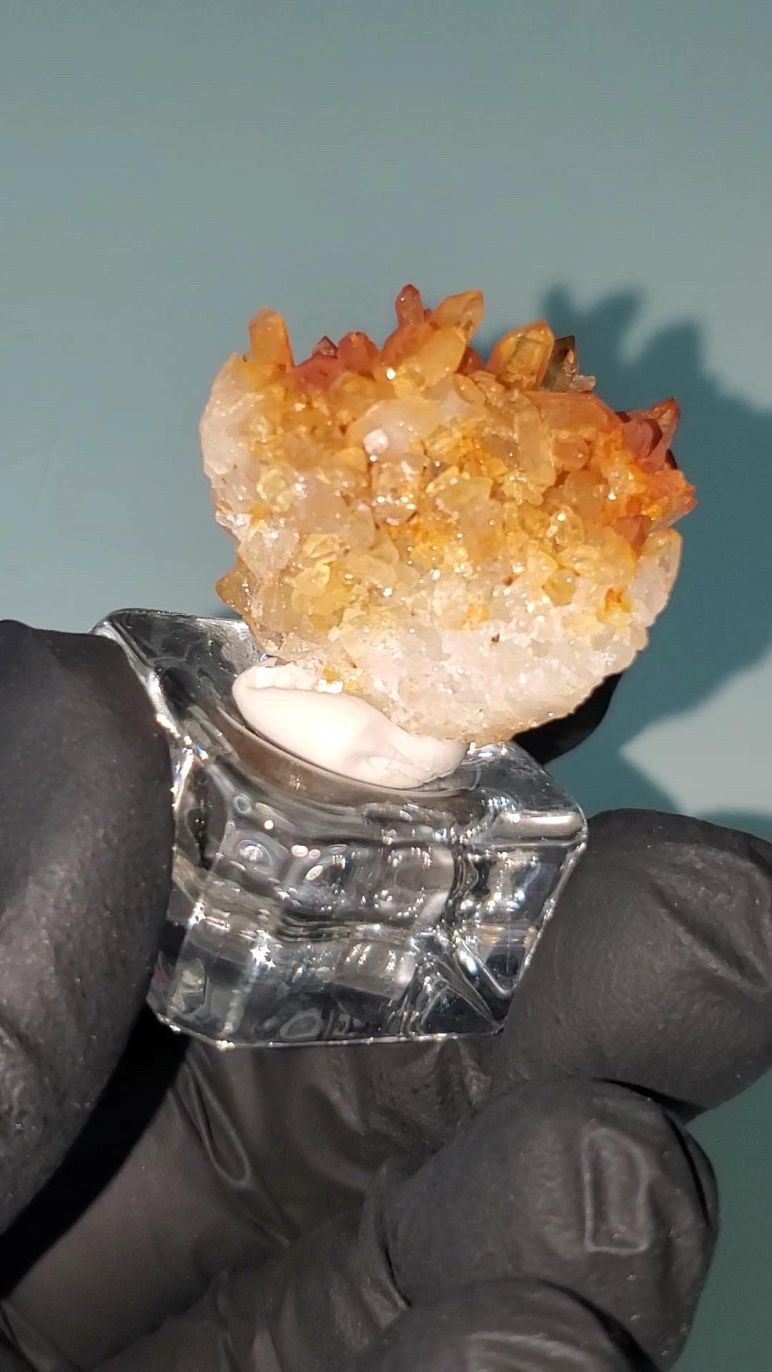 Mango Quartz Crystal Cluster - Etsy