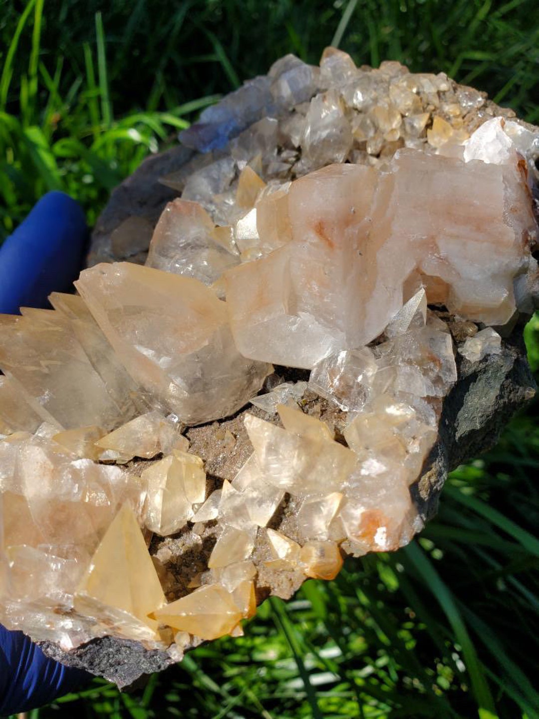 Pink Diamond Calcite UV Reactive Specimen From Hubei - Etsy