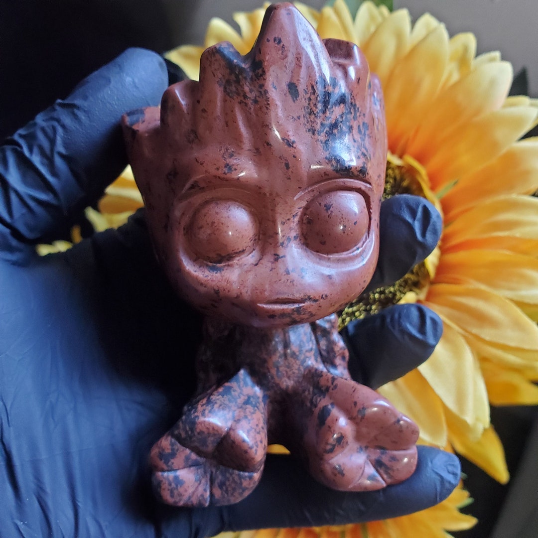 Mahogany Obsidian Groot 256g Big Size / Birthday Gift/ Home Decor ...