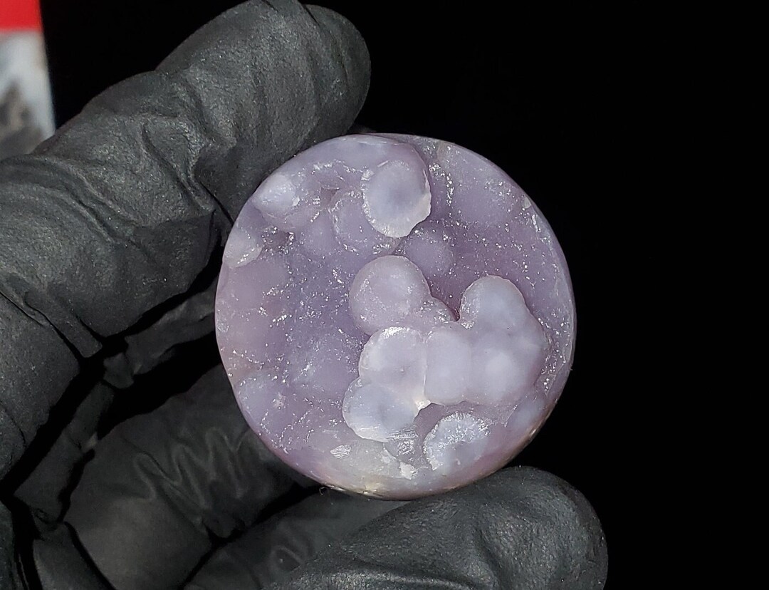 Grape Agate Sphere Indonesian Purple Chalcedony 56g - Etsy