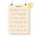 PASTEL Alphabet Poster Education Learning Alphabet Chart for - Etsy