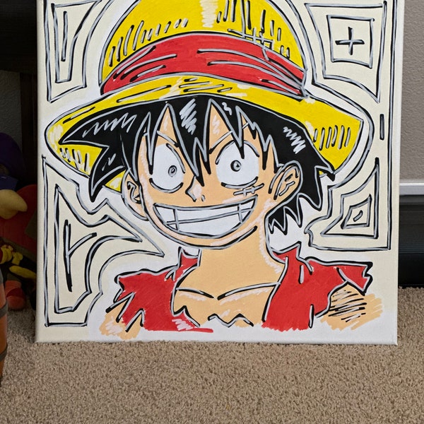 Luffy Painting - Etsy