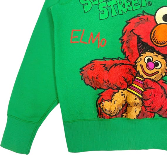 Vintage Sesame Street Elmo Cartoon Network Big Logo S… - Gem