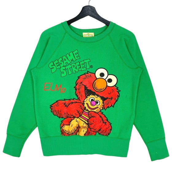 Vintage Sesame Street Elmo Cartoon Network Big Logo S… - Gem
