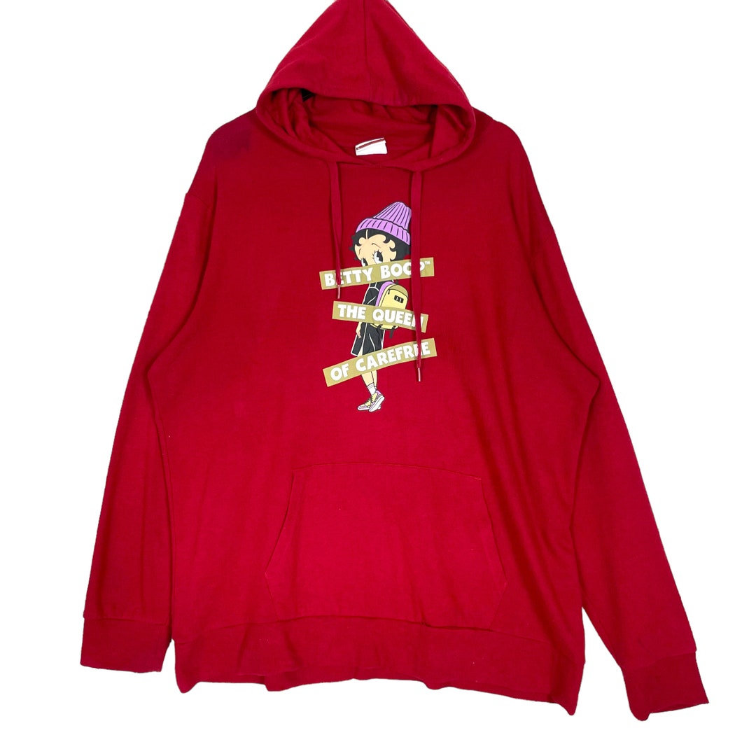 Betty Poop Cartoon the Queen Sweatshirt Hoodie Unisex Japanese Brands ...