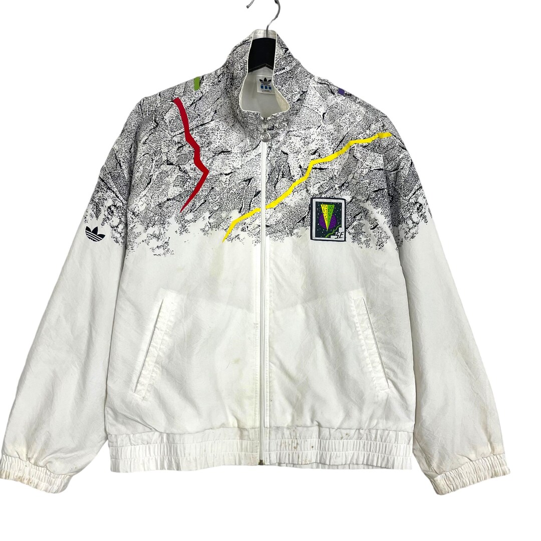 Vintage Adidas Descente Harington Jacket Sweater Zipper Size M - Etsy