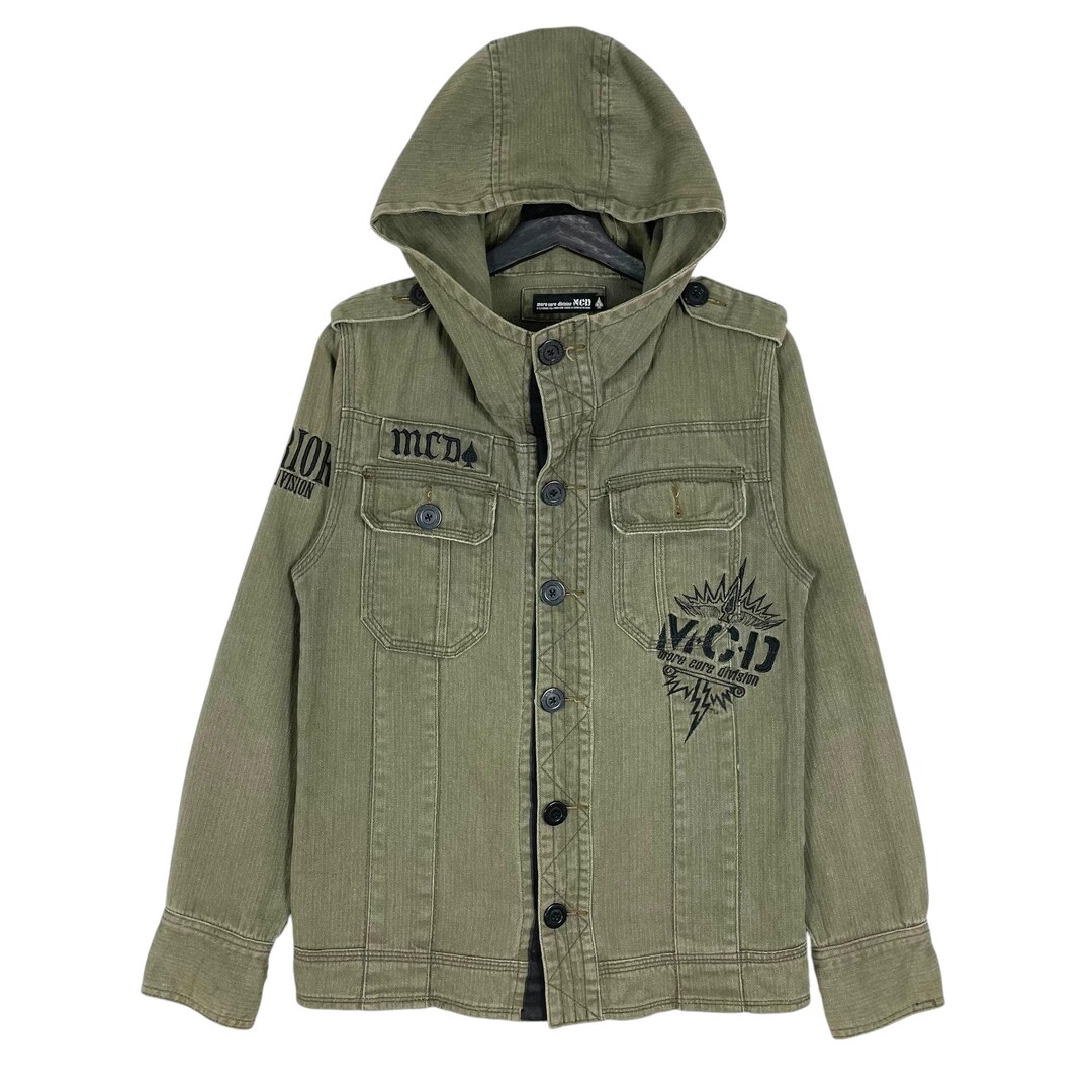 Vintage MCD Core Division Punk Rock Surf Style Jacket Button up ...