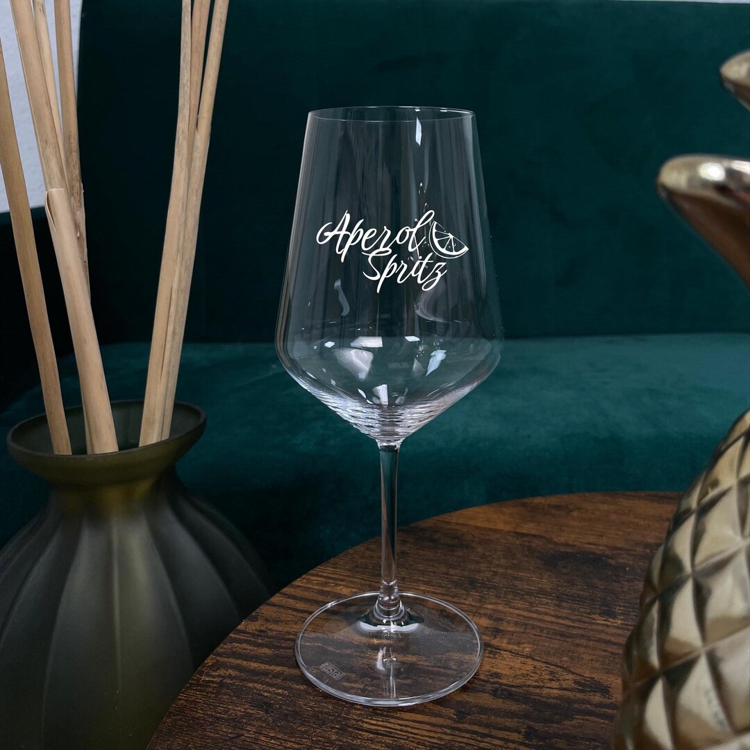 Aperol Glass With Engraving, Aperol Spritz, Engraved Glass, Aperol Gift ...