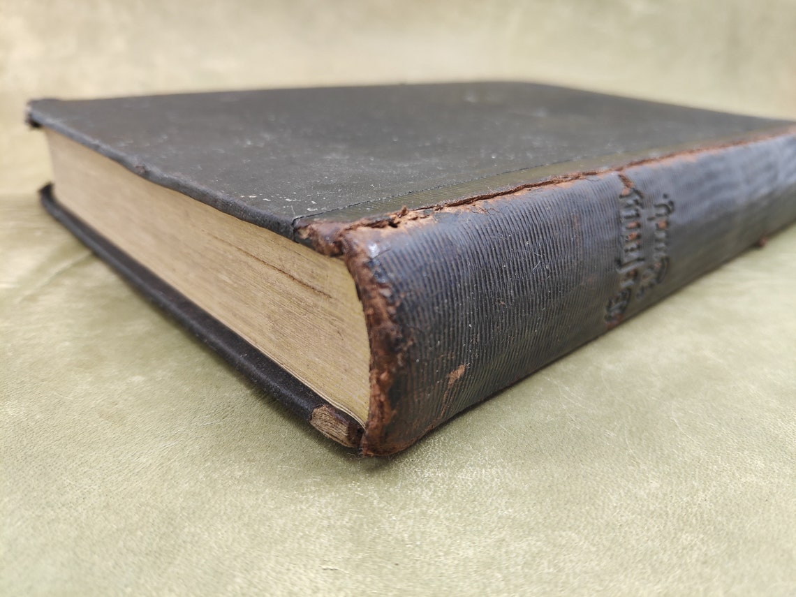 Antiquarian Book of 1900s With an Interesting History, Antique Gift ...