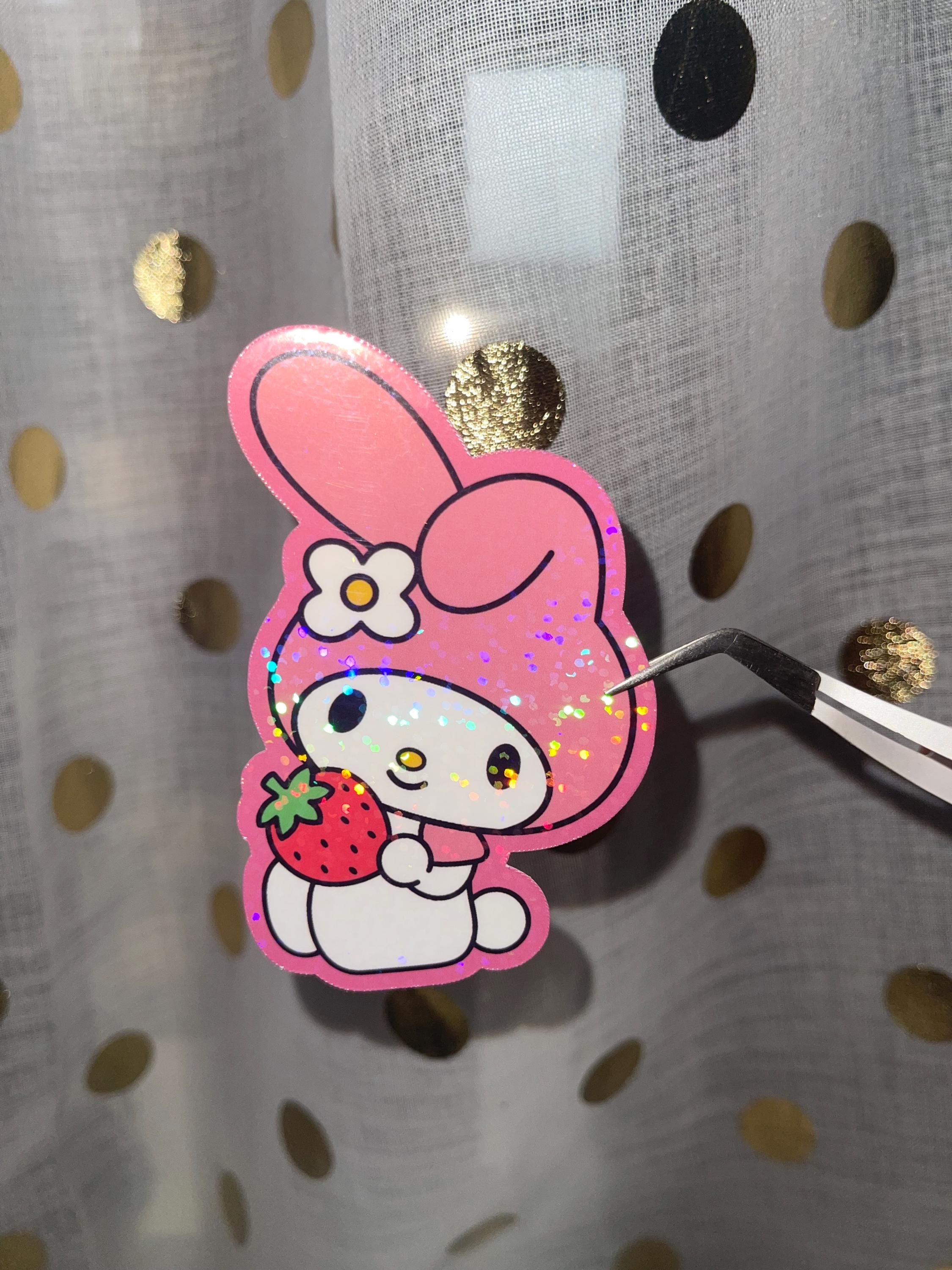 My Melody Holographic Stickers | Sanrio Vinyl Decals - Etsy