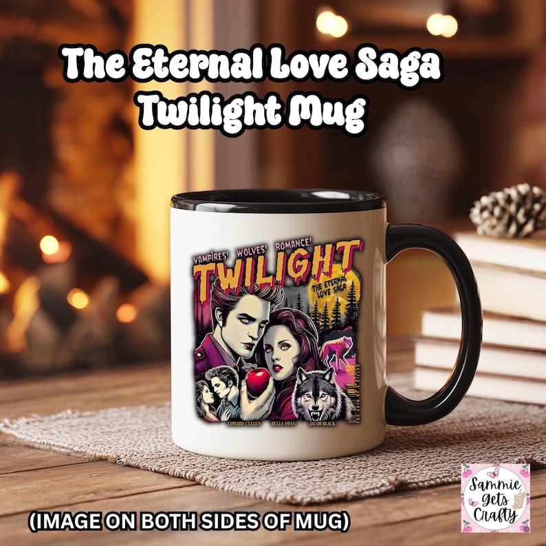 Twilight, the Eternal Love Saga, Bella and Edward, Viral Ceramic Mug ...