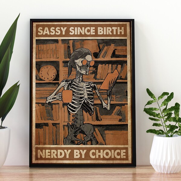 Nerdy Poster - Etsy
